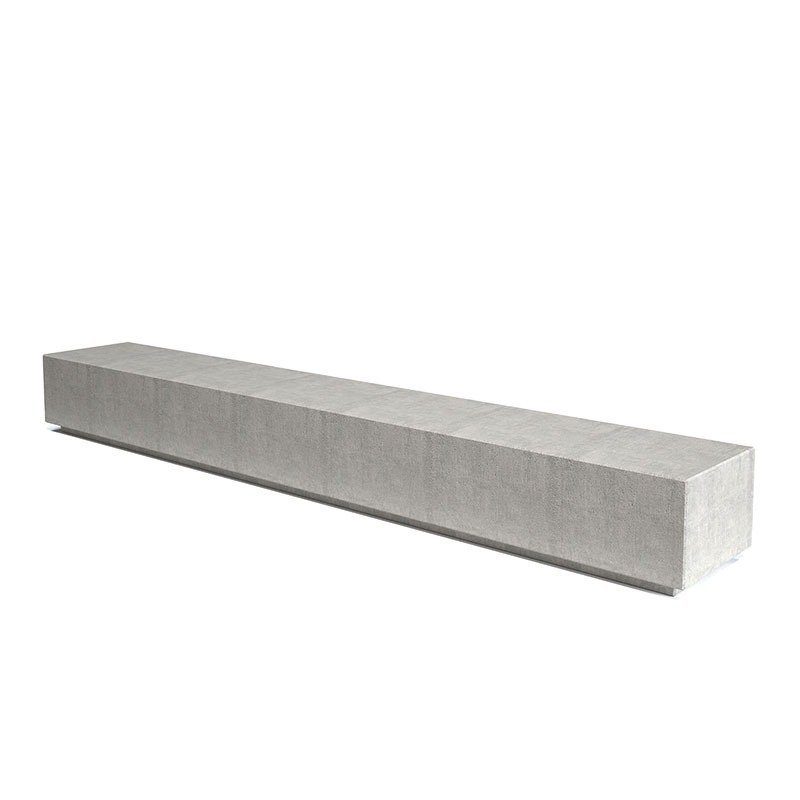 Blöke betong-bänk 4m modul, smal version - urbania.se